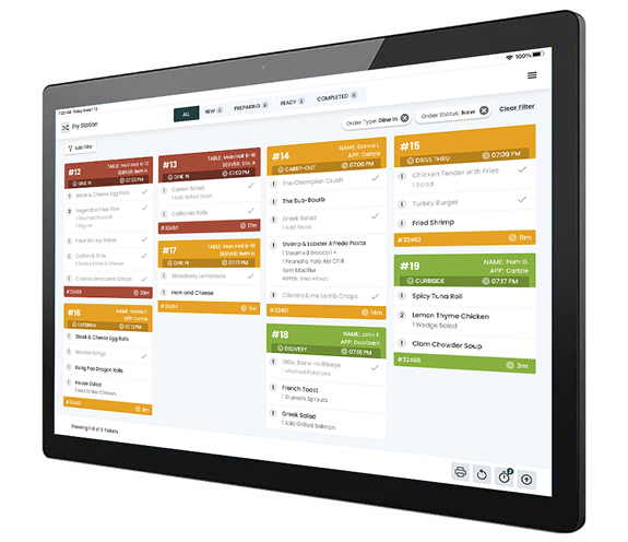Kitchen Display System, 21.5” Display – MODISOFT